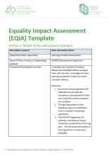 Equality Impact Assessment (EQIA) WOODS Programme April 2023 | Scottish ...